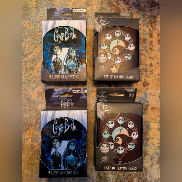 Other | Corpse Bride Nightmare Before Christmas Collectors Tin Playing ...